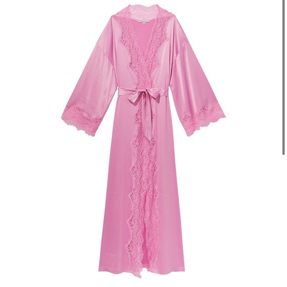 Victoria's Secret | Intimates & Sleepwear | Victorias Secret Long Satin ...
